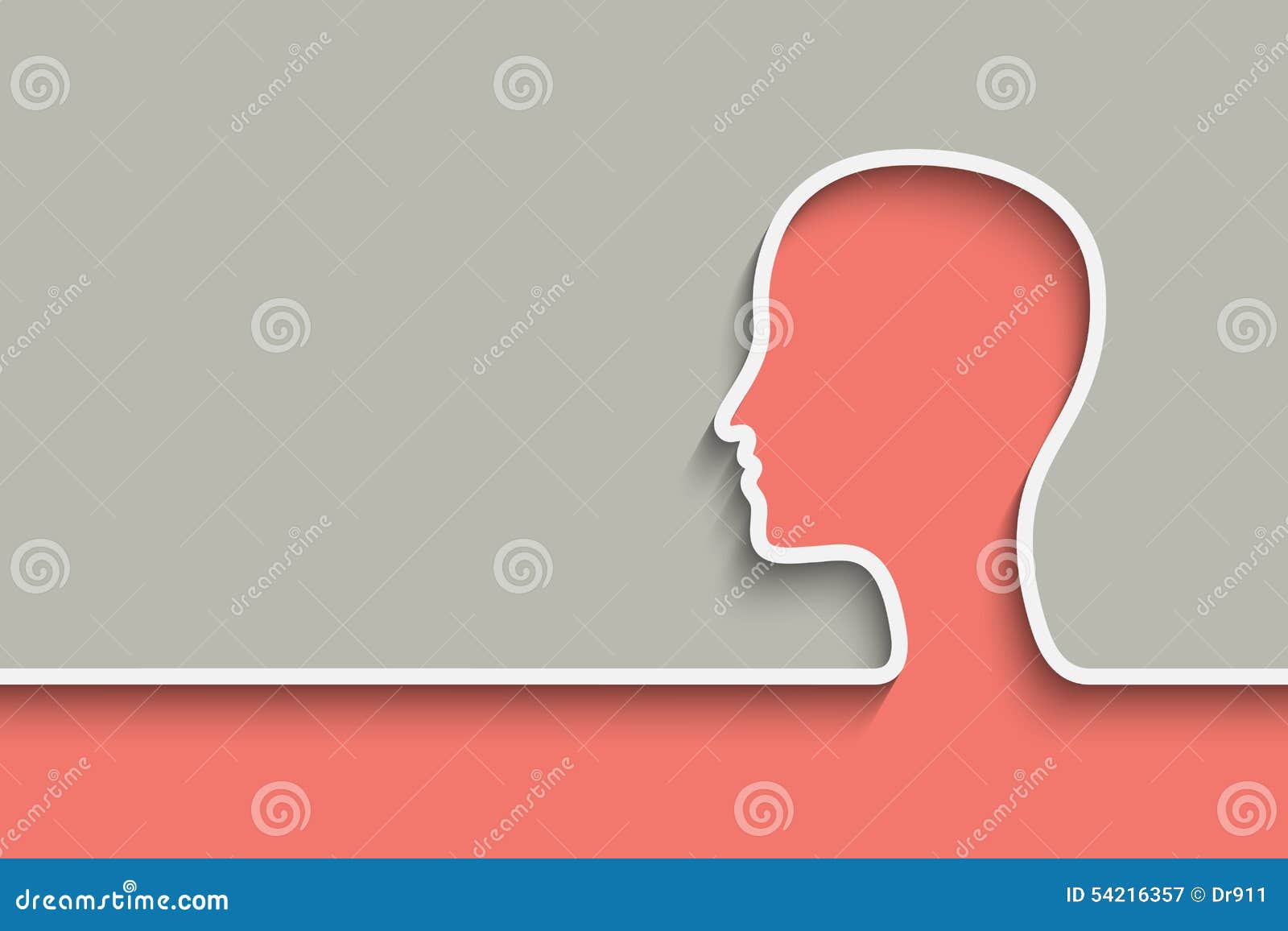 Head background stock vector. Illustration of abstract - 54216357