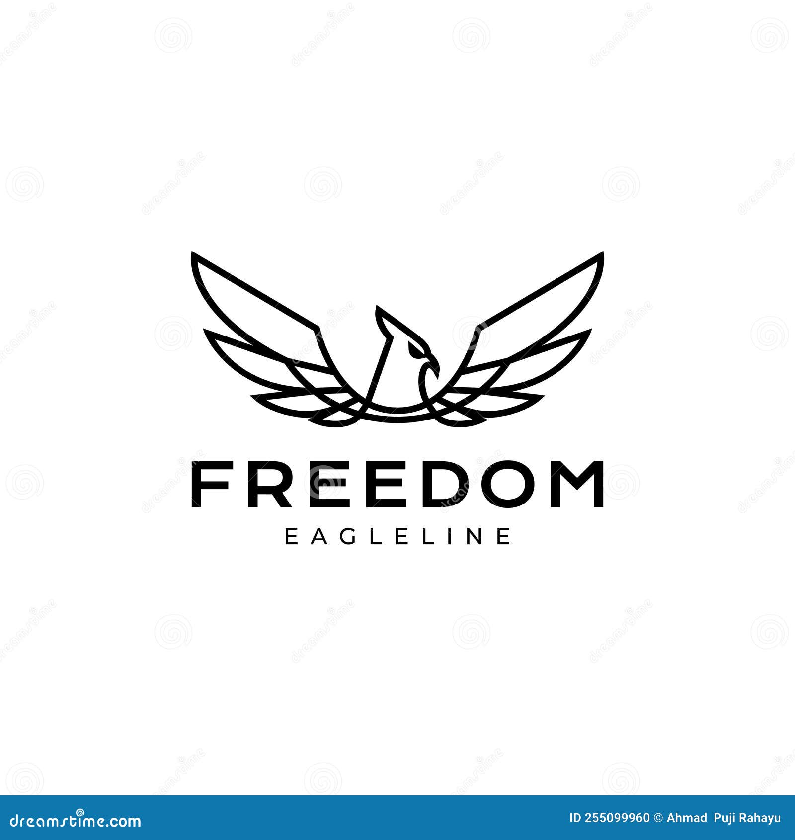 Falcon Wings Logo Vector Illustration | CartoonDealer.com #134965476
