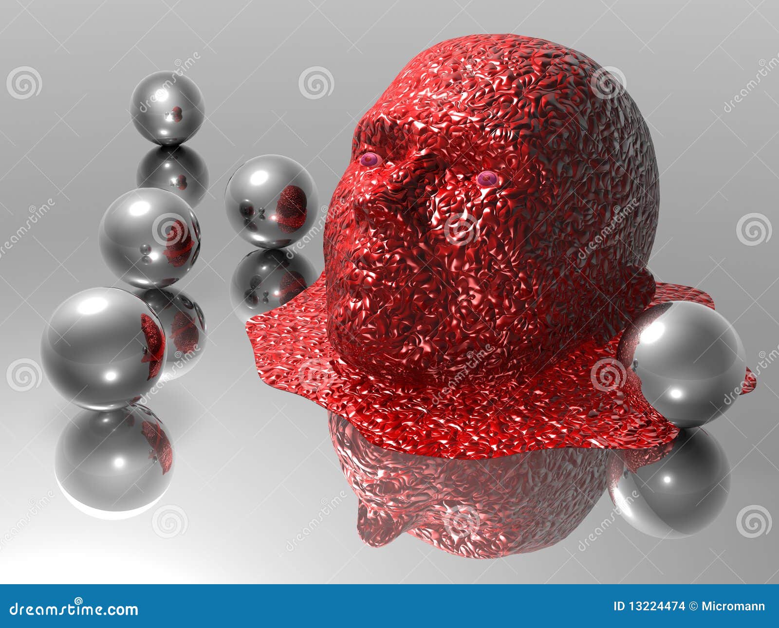 Head with blood stock illustration. Illustration of flow - 13224474