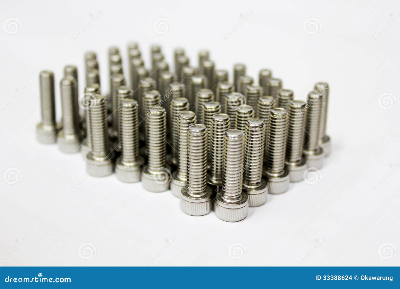 Head bolts. stock photo. Image of flat, repairing, lake - 33388624
