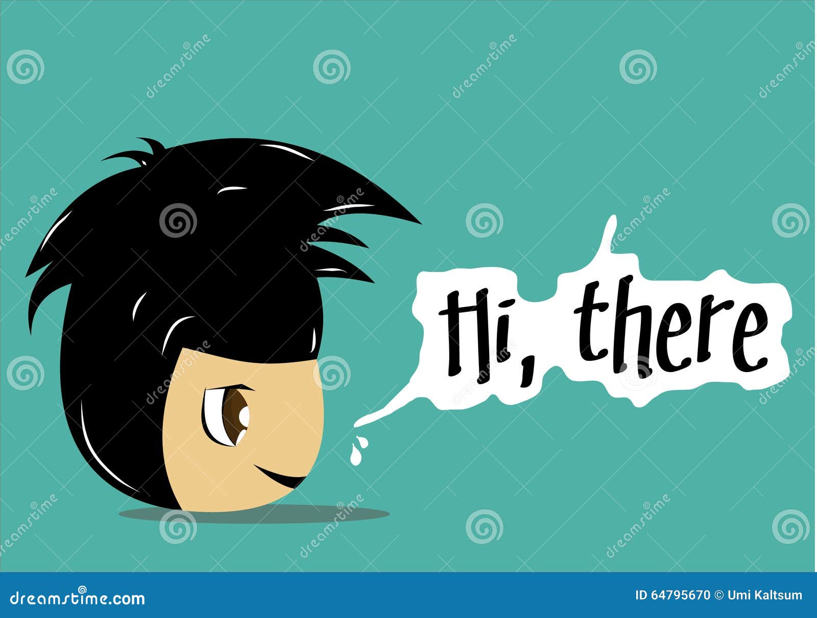 Head boy stock illustration. Illustration of illustratively - 64795670