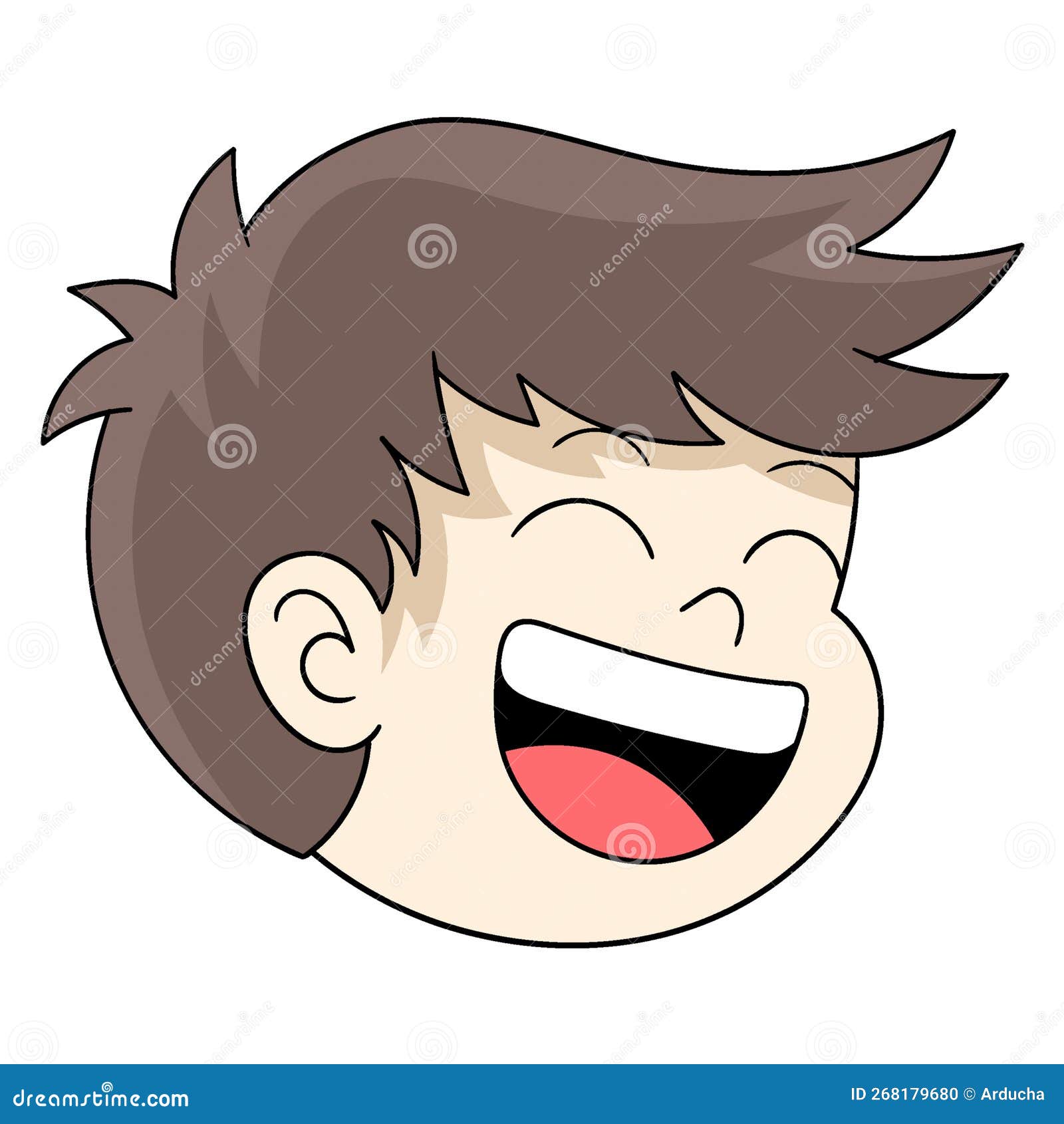 Grin Expression Emoji Smiley Face Vector Design Art | CartoonDealer.com ...
