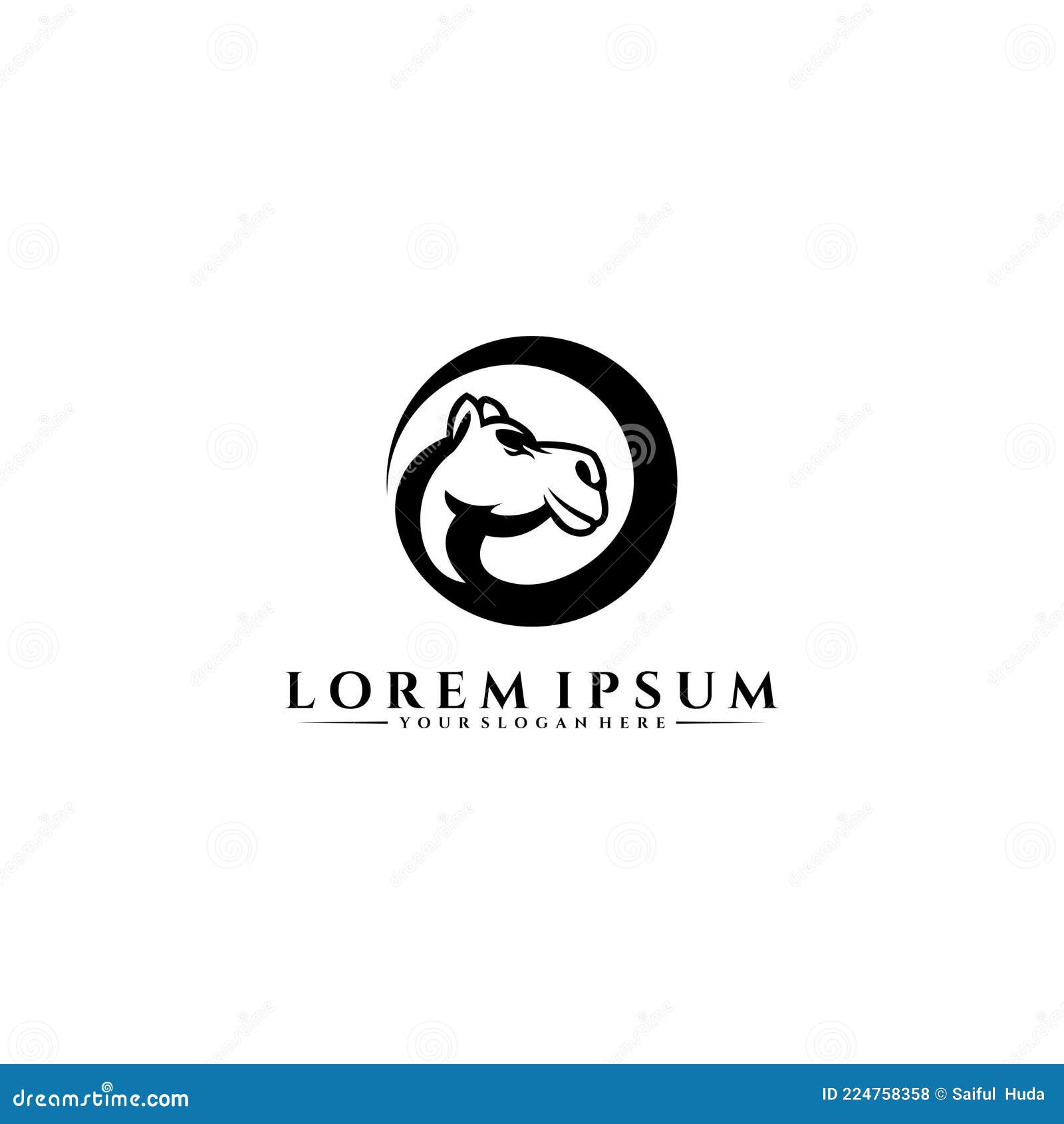 CAMEL C MONOGRAM LOGO Vector Illustration | CartoonDealer.com #270992160