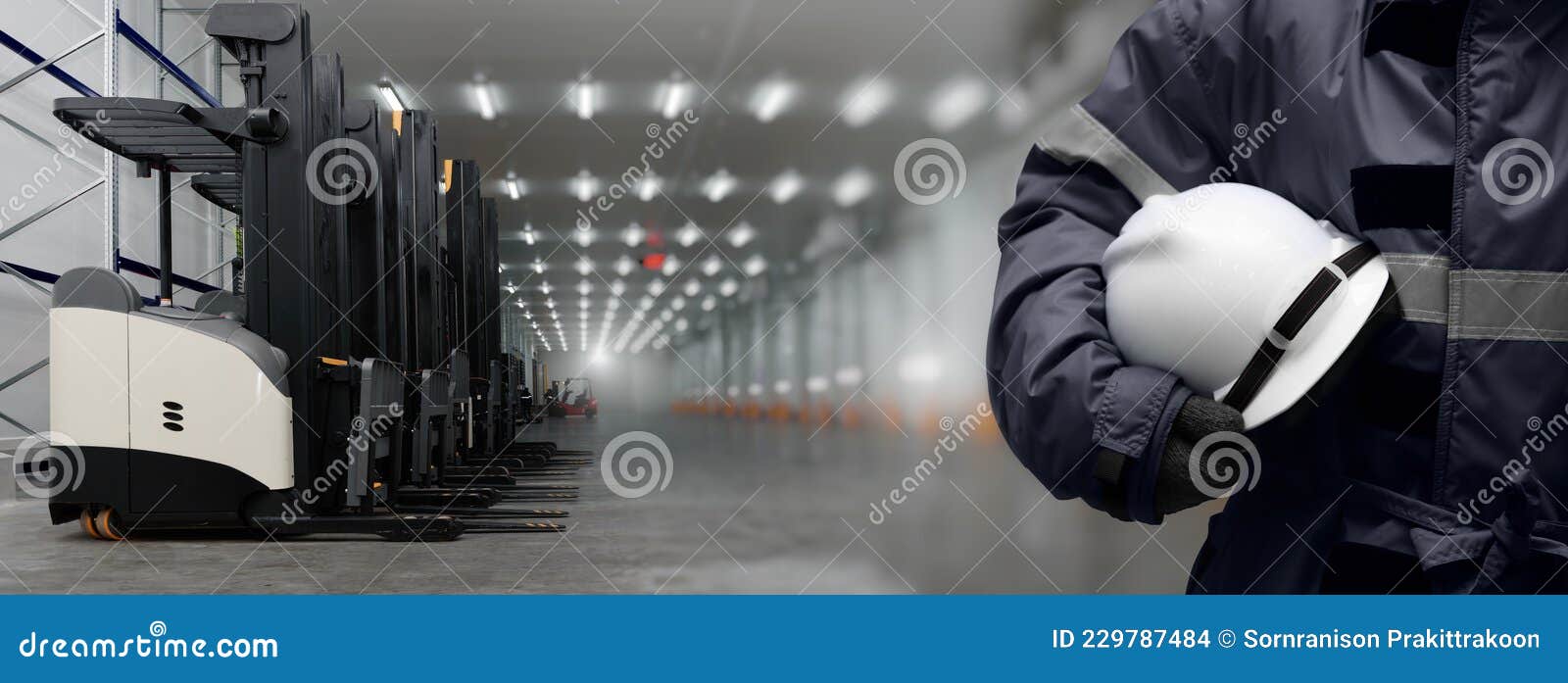 Cold Storage Warehouse Business for Stock and Freight Goods Stock Photo ...