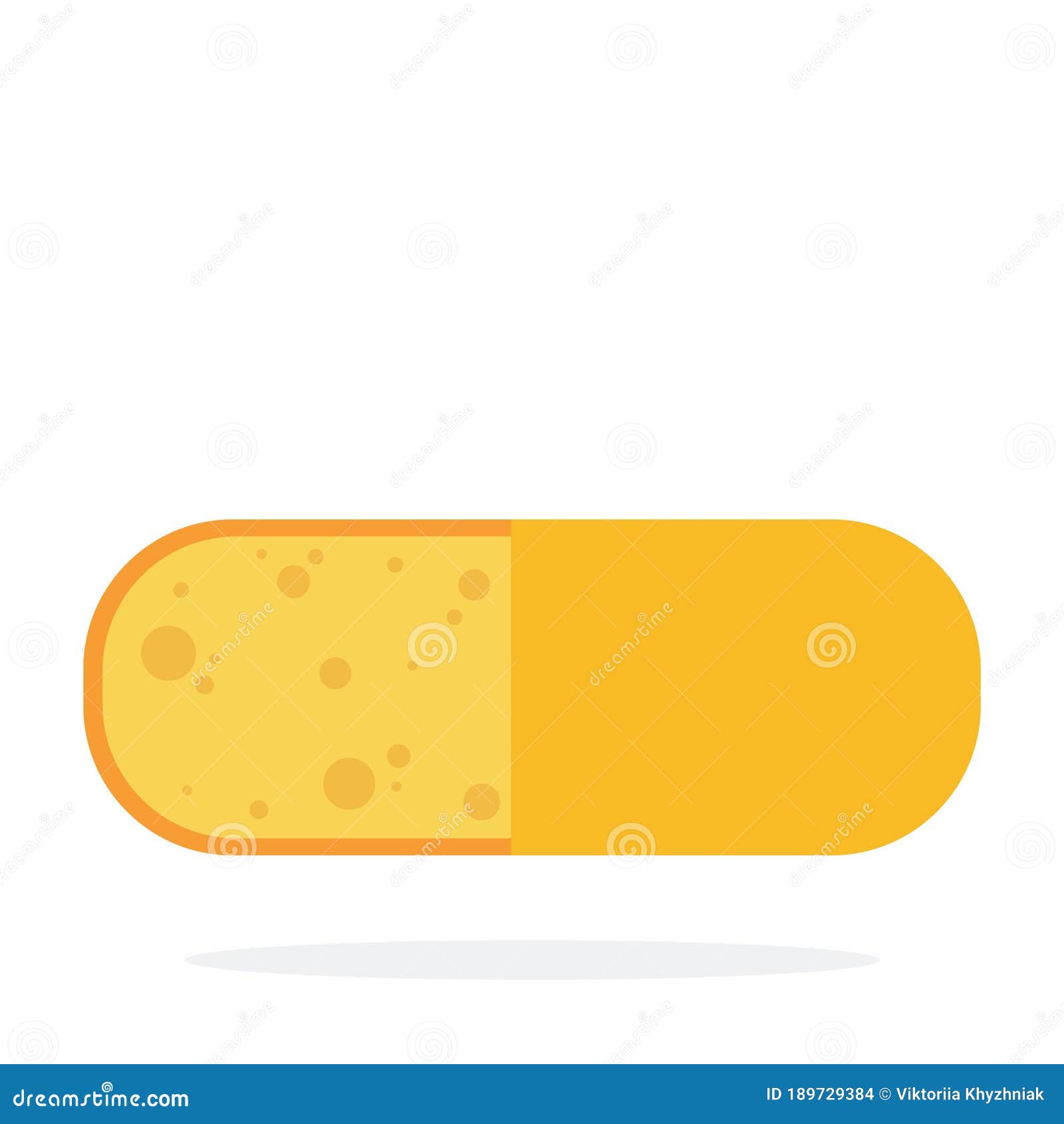 Head of cheese stock vector. Illustration of golden - 189729384