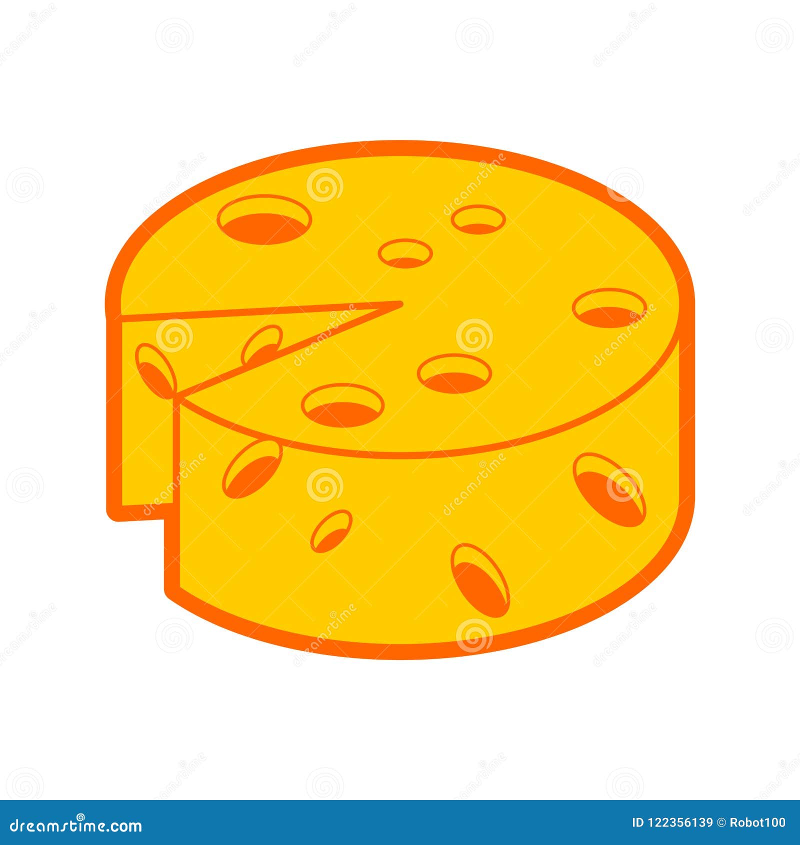 Head Cheese Isolated. Meal Food Vector Illustration Stock Vector ...