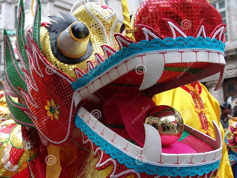Head of Chinese Dragon stock image. Image of dance, myth - 1955613