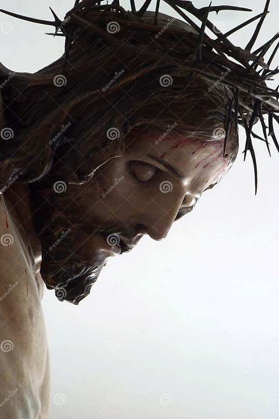 Head of Christ on the Cross Stock Photo - Image of religion, martyr ...