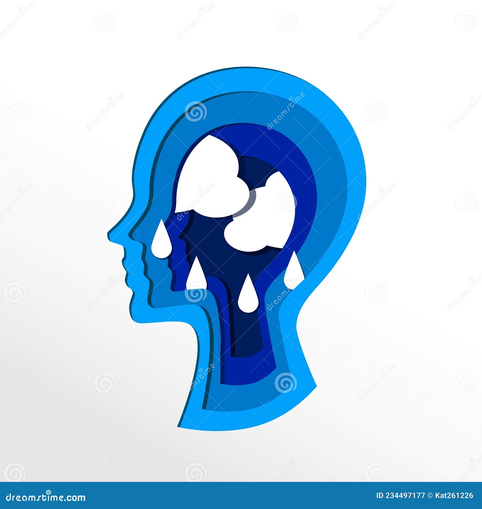 Fatigue Inside Human Mind - Pictured As Word Fatigue Inside A Head With ...
