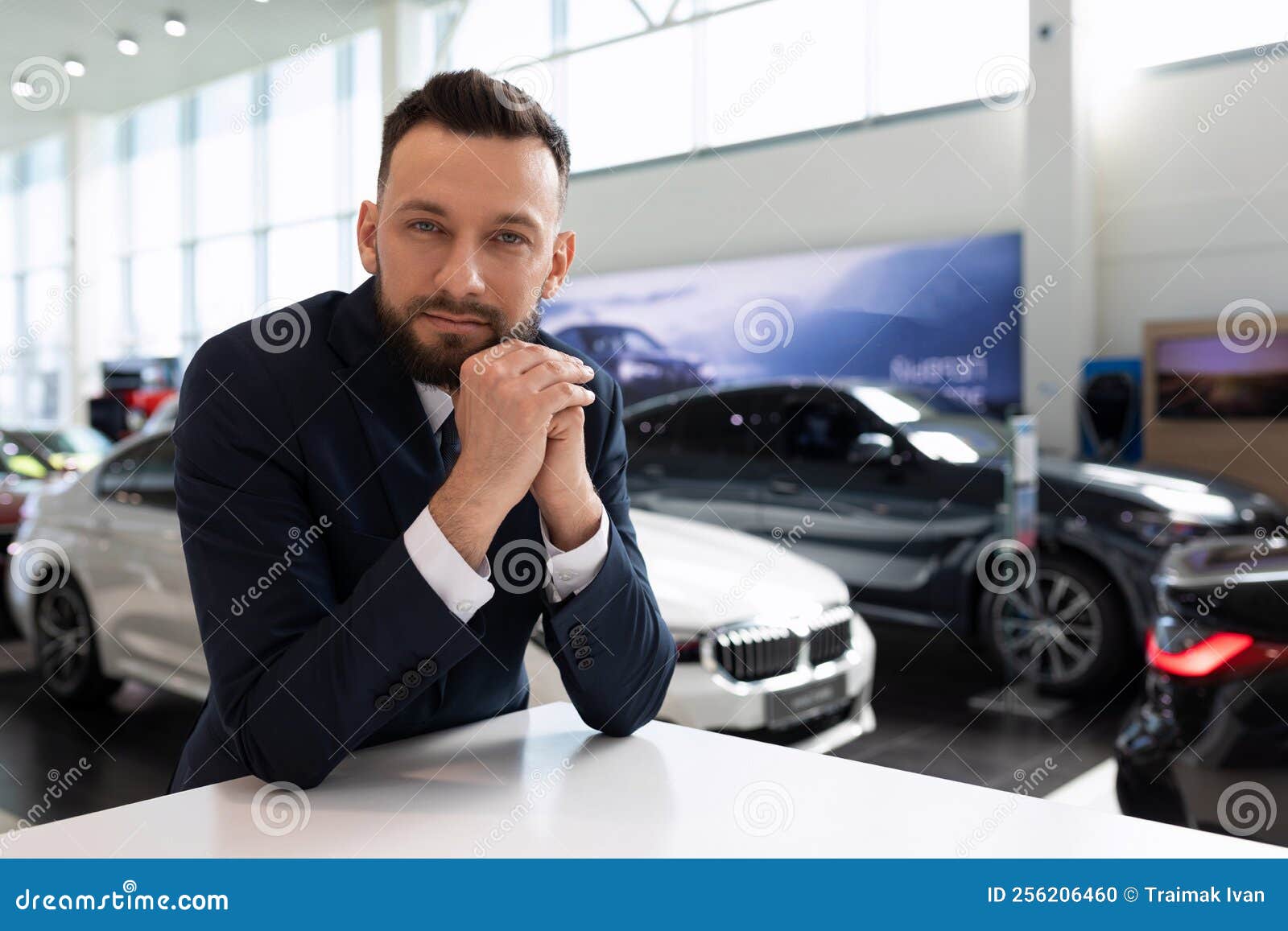 Head of the Company Presentable Man in a Business Suit Stock Photo ...