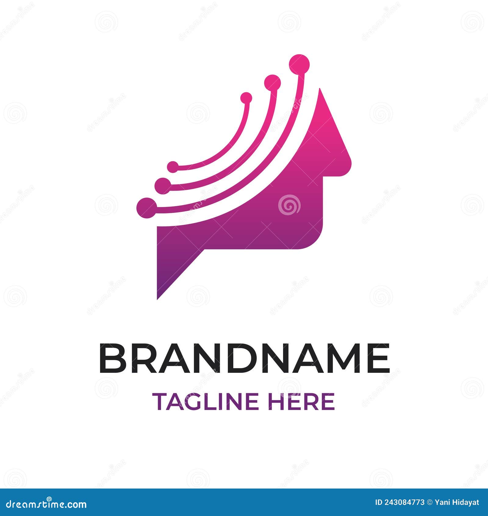 Head Connect Power Logo Icon Stock Vector - Illustration of education ...