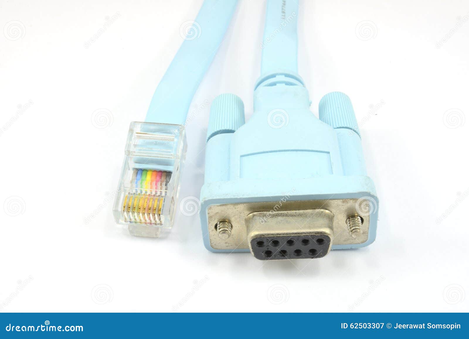 A Head of Console Line for Network Deivice Stock Image - Image of ...