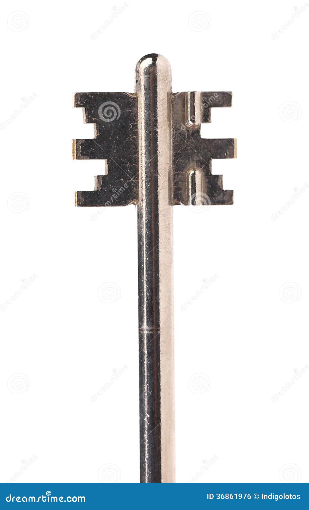 Head of dark steel key. stock photo. Image of brightly - 36861976
