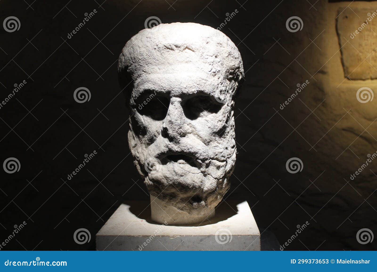 Portrait of a Greek from Graeco Roman Museum Editorial Stock Photo ...