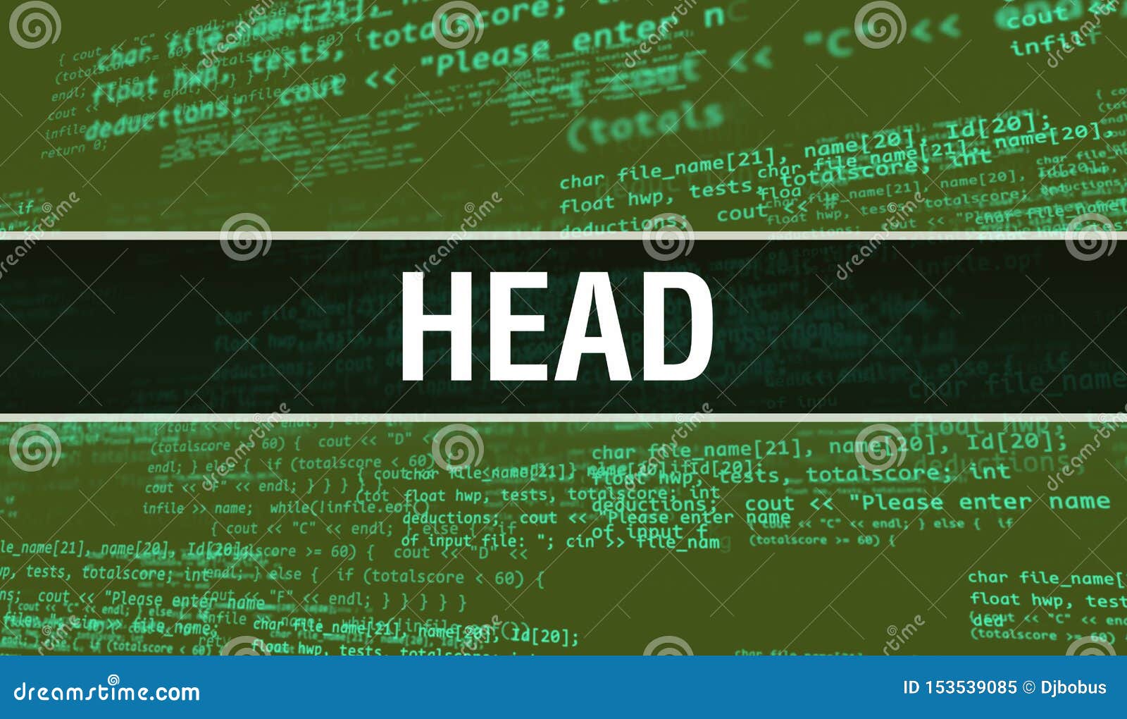 Head With Digital Java Code Text Head And Computer Software Coding Vector Concept Stock