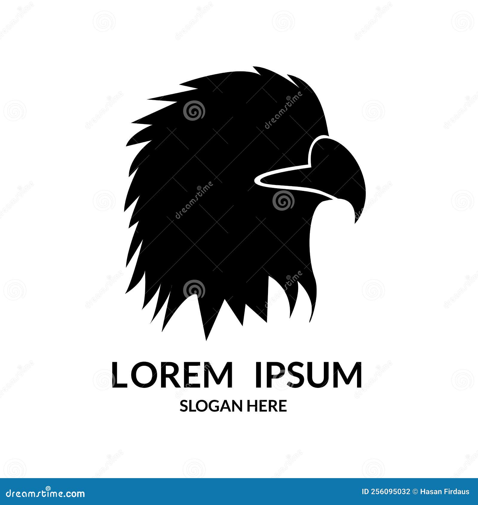 Logo design eagle head stock illustration. Illustration of presentation ...