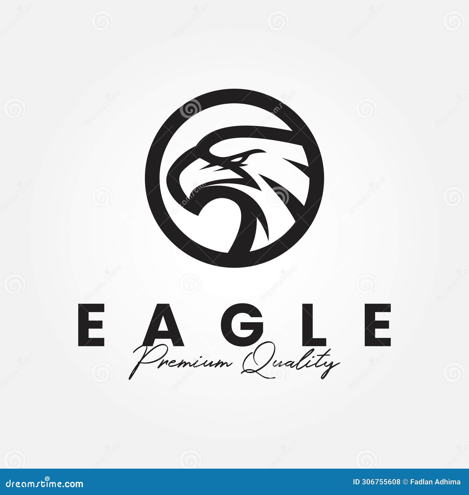 Head Eagle Logo Design, Phoenix Vector Emblem, Bird Falcon Vector Wings ...