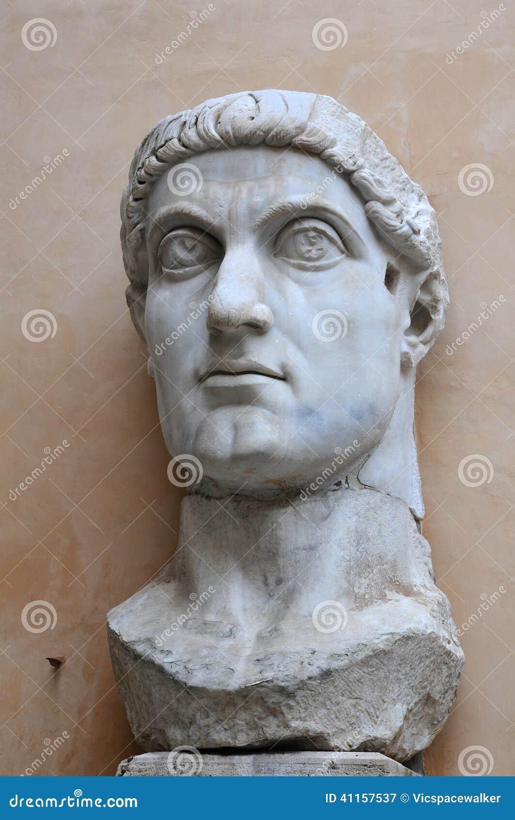 Head Of Emperor Constantine The Great In Rome Stock Photography ...