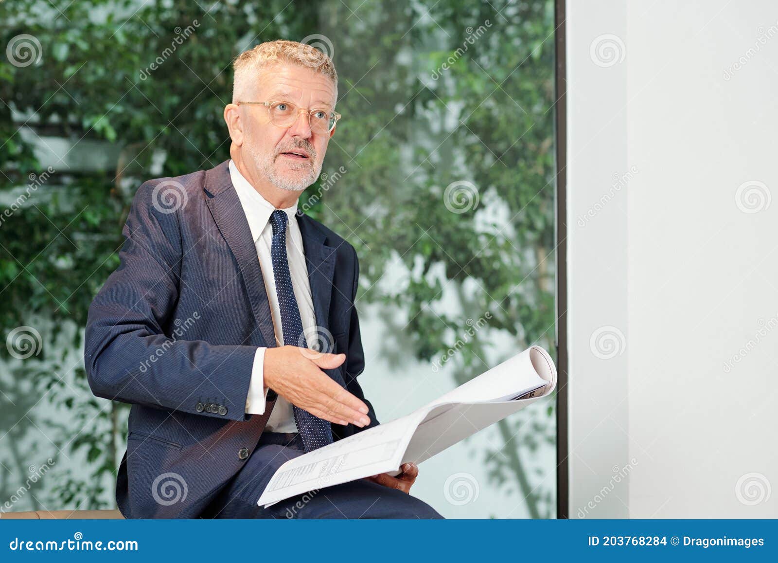 Head Engineer with Construction Plan Stock Photo - Image of reading ...
