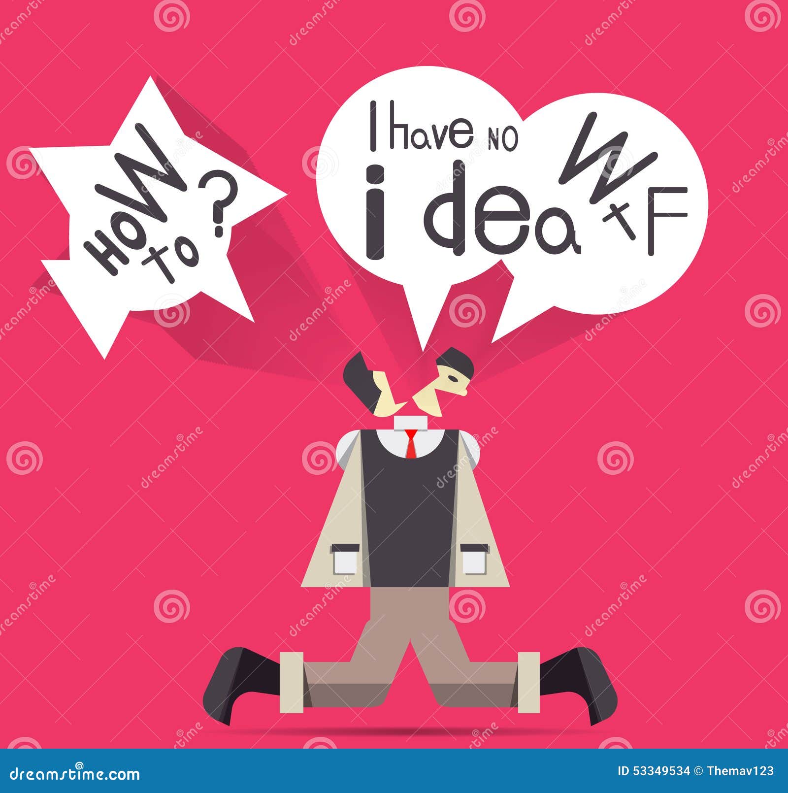 Head Explode Vector Illustration. Mind Blowing Flat Tiny Persons ...