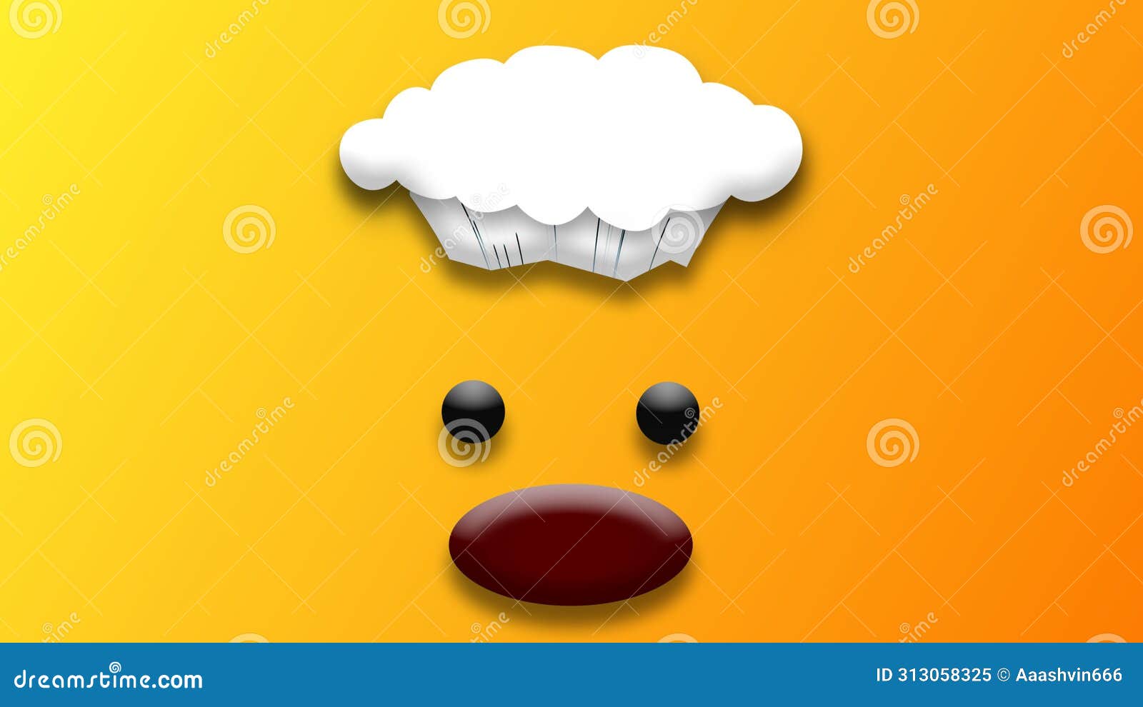 Head Explosion Expression Isolated on Gradient Colour Background Stock ...
