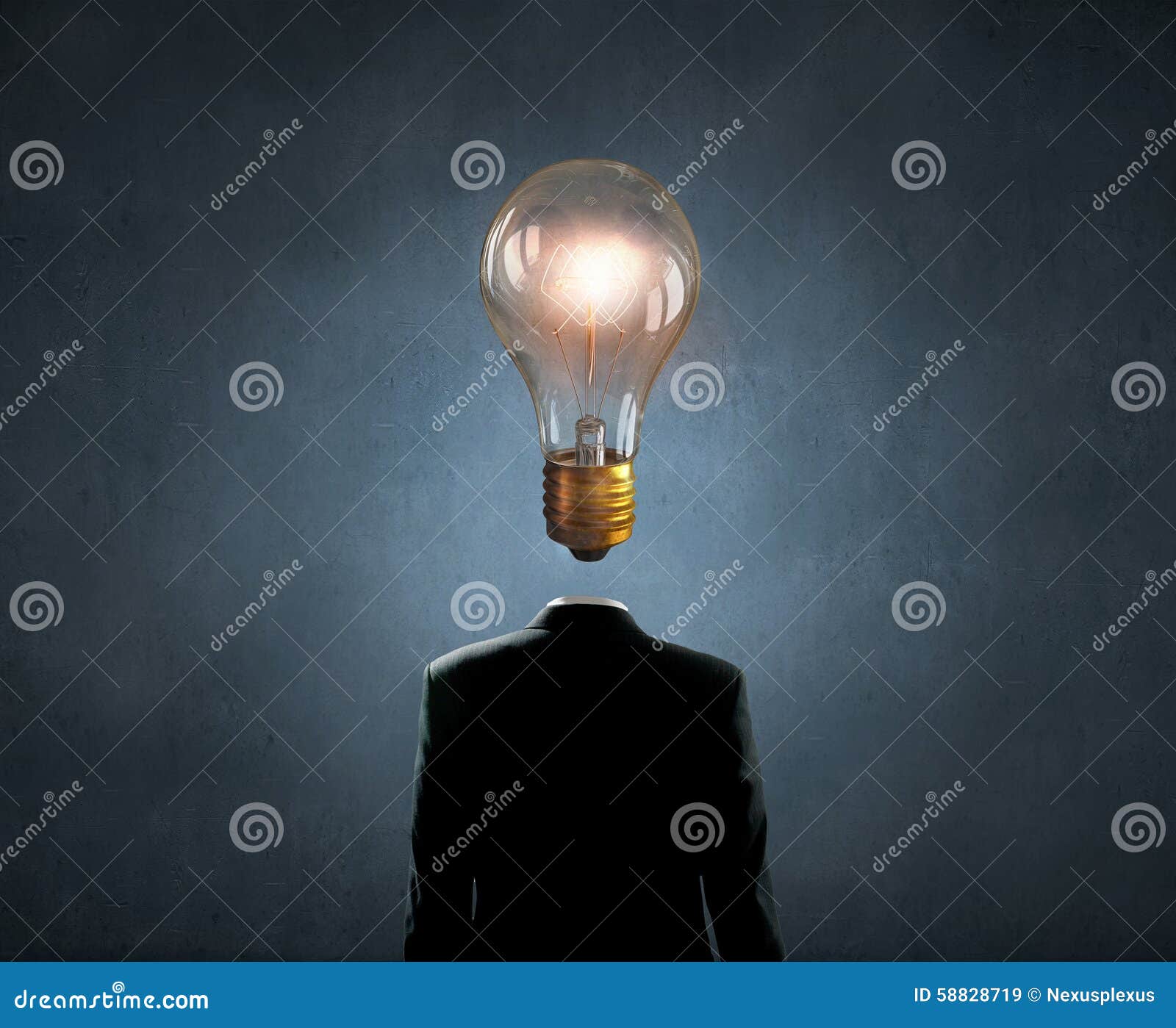 Head full of ideas stock image. Image of professional - 58828719