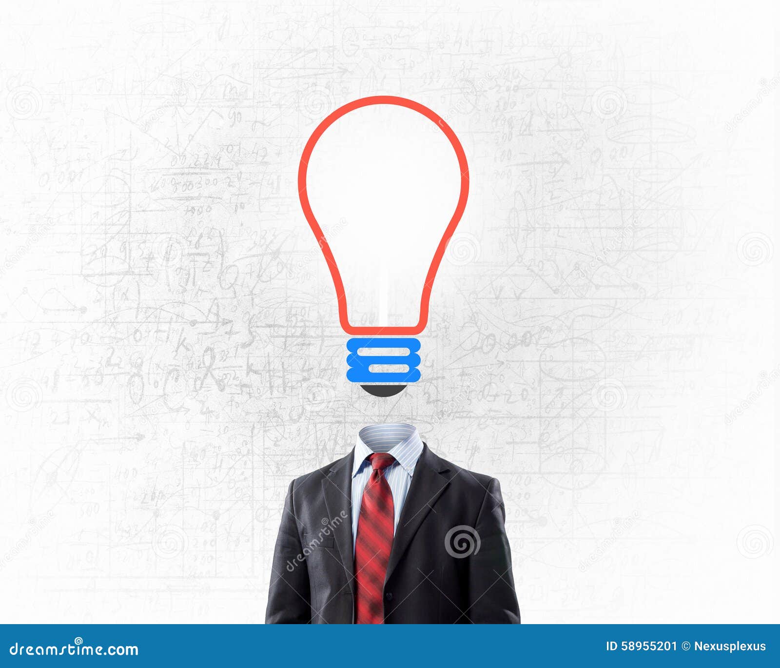 Head full of ideas stock illustration. Illustration of businessperson ...