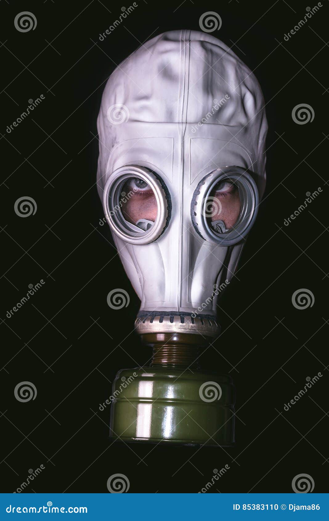 Head with gas mask stock photo. Image of loneliness, dangerous - 85383110