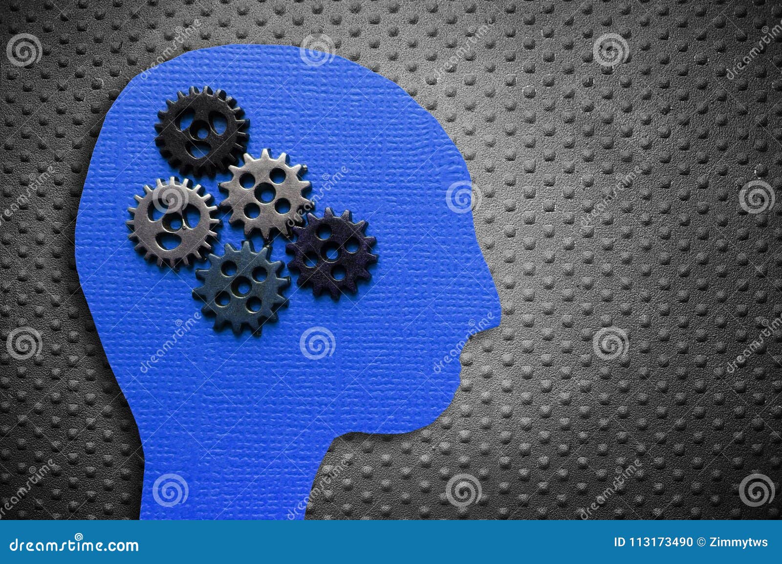 Head and gears stock photo. Image of intelligence, invention - 113173490