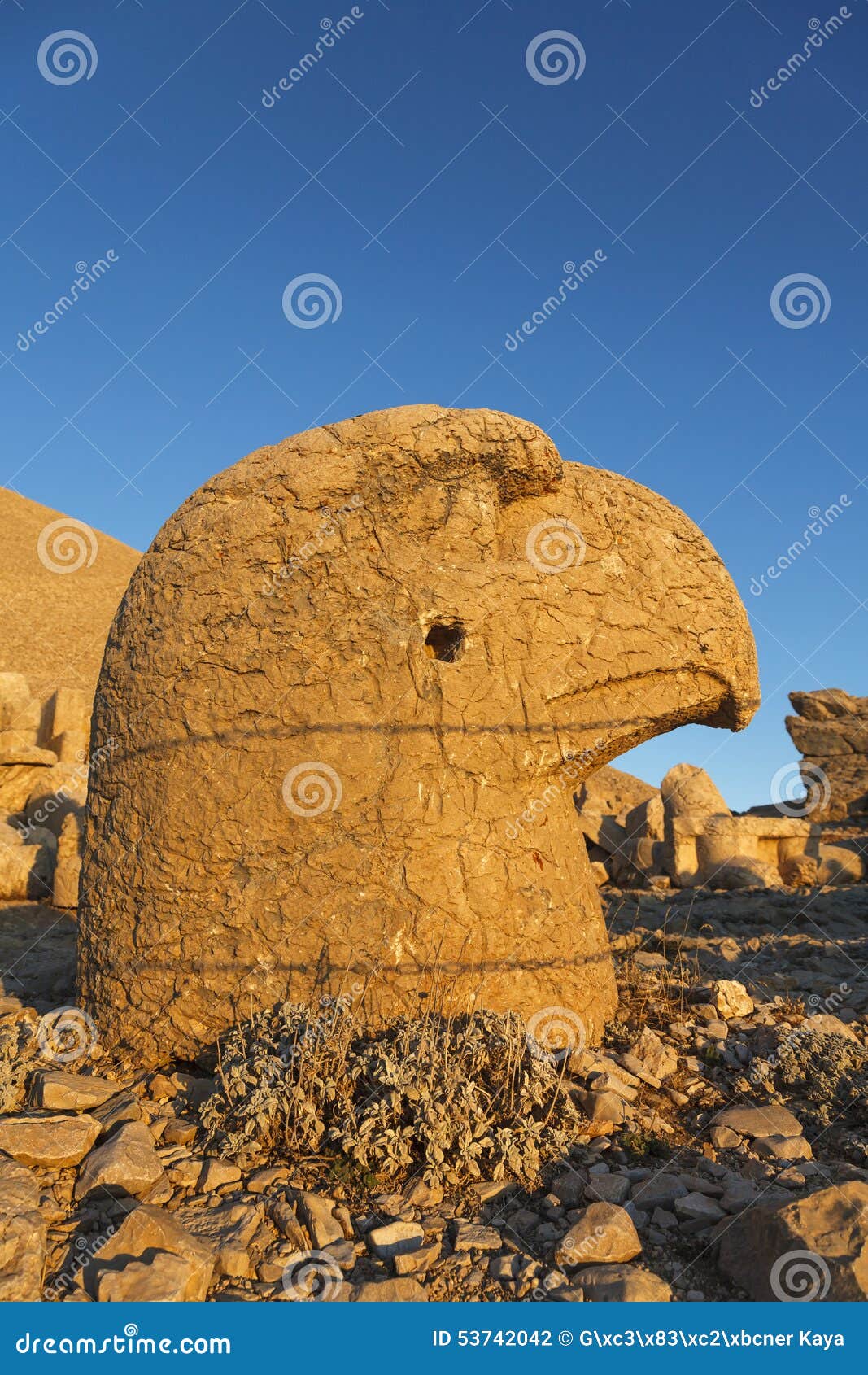 Head of Goddess of Commagene (Tyche) Stock Photo - Image of ...