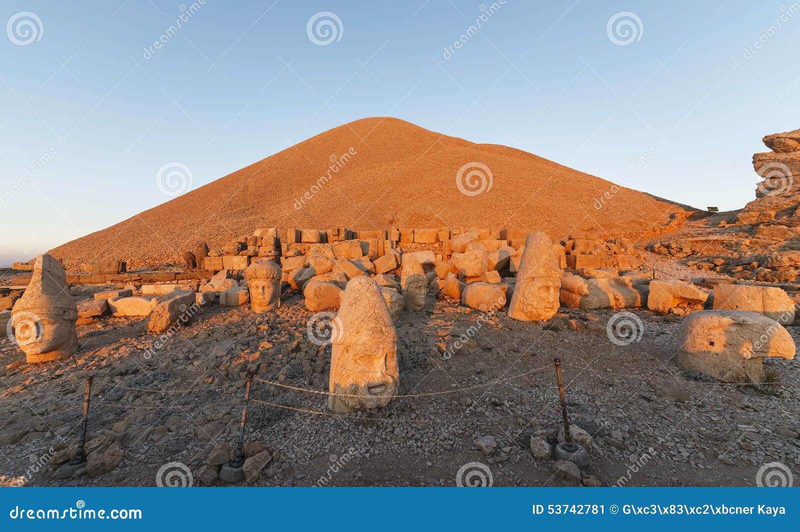 Head of Goddess of Commagene (Tyche) Stock Image - Image of commagene ...