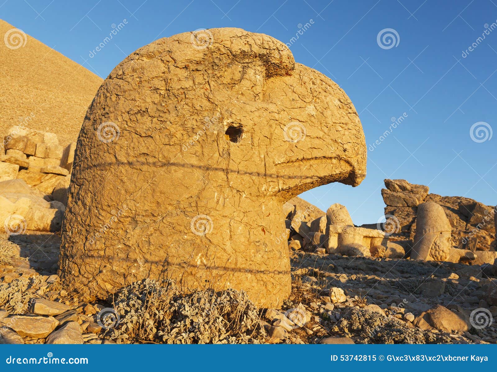 Head of Goddess of Commagene (Tyche) Stock Image - Image of adiyaman ...