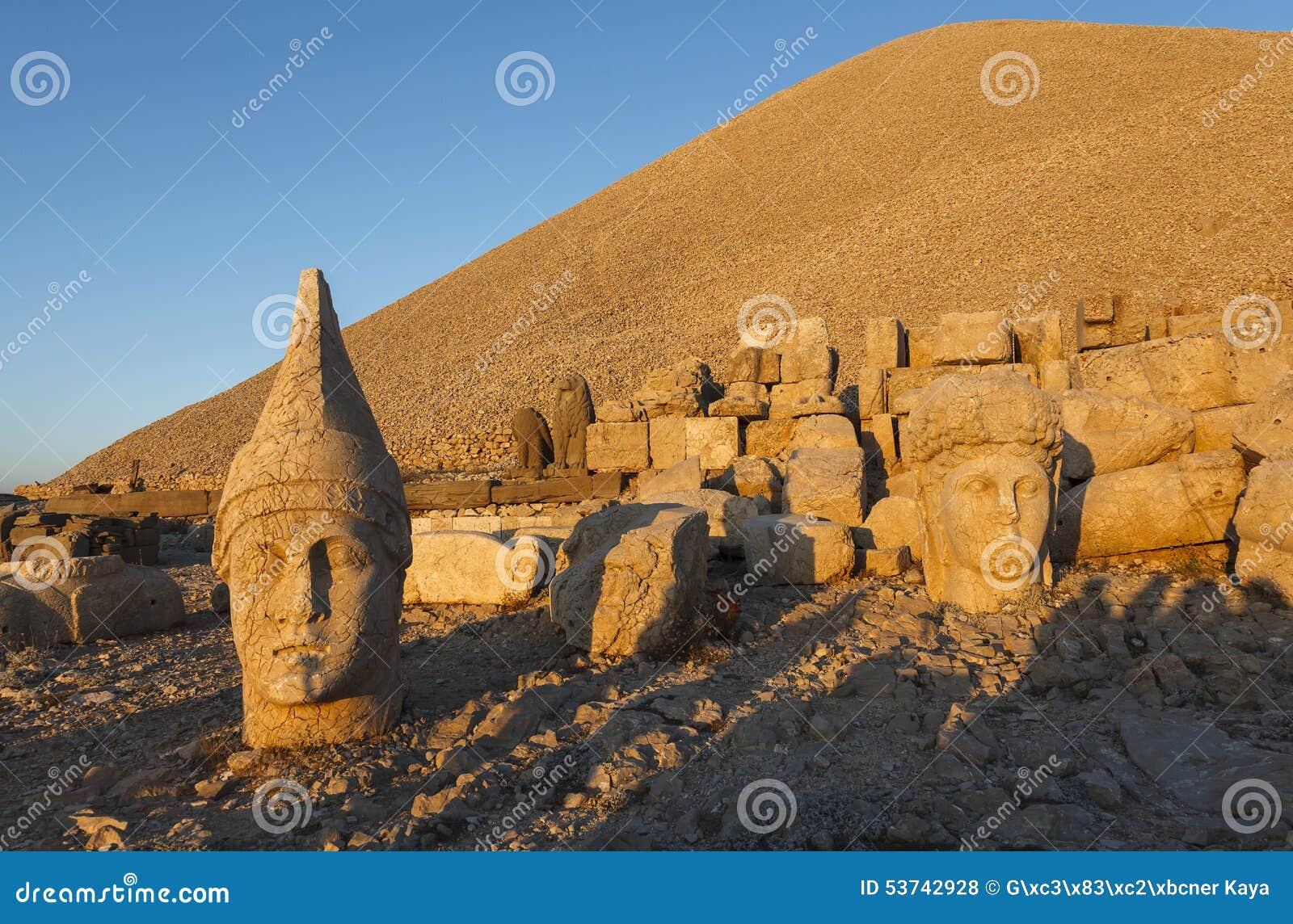 Head of Goddess of Commagene (Tyche) Stock Photo - Image of ...