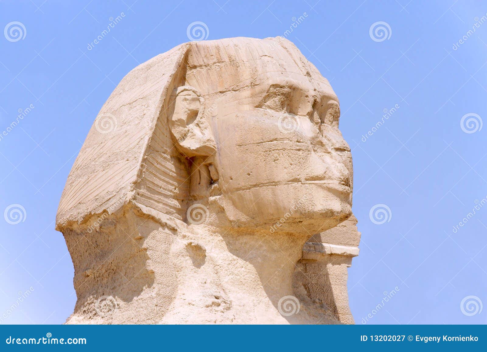 Head of Great Sphinx Giza in 2009 Stock Image - Image of eternity ...