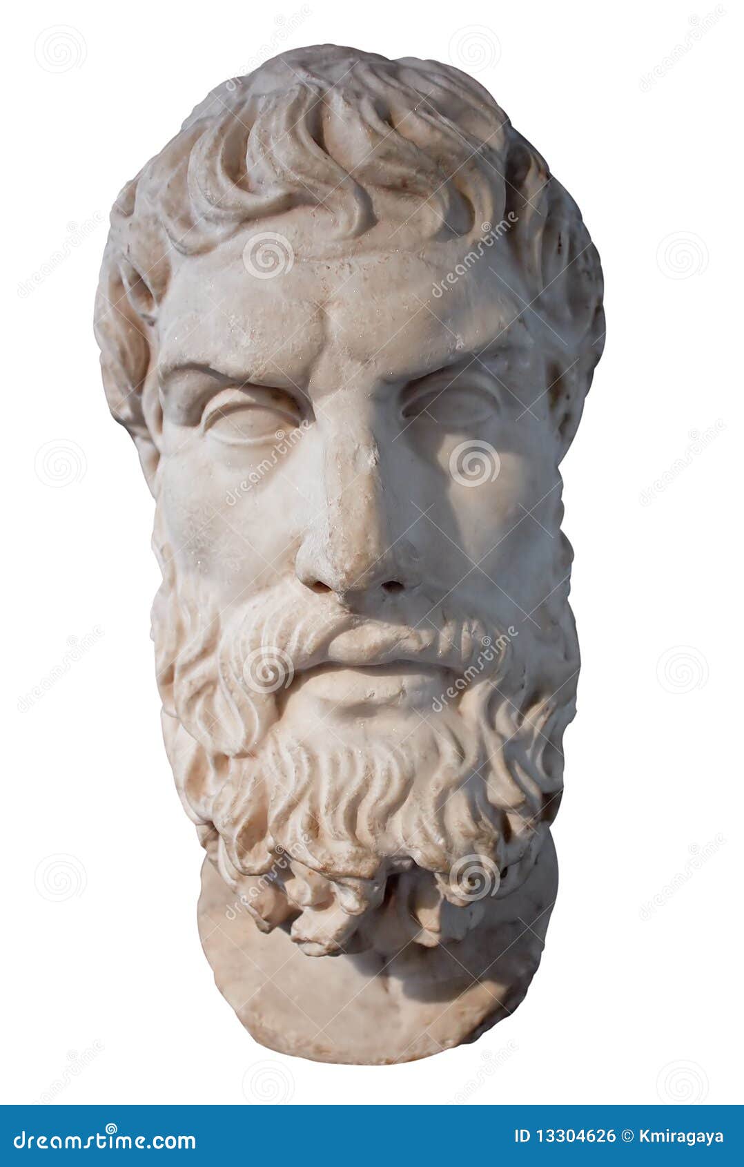 Head of the Greek Philosopher Epikouros Stock Photo - Image of beard ...