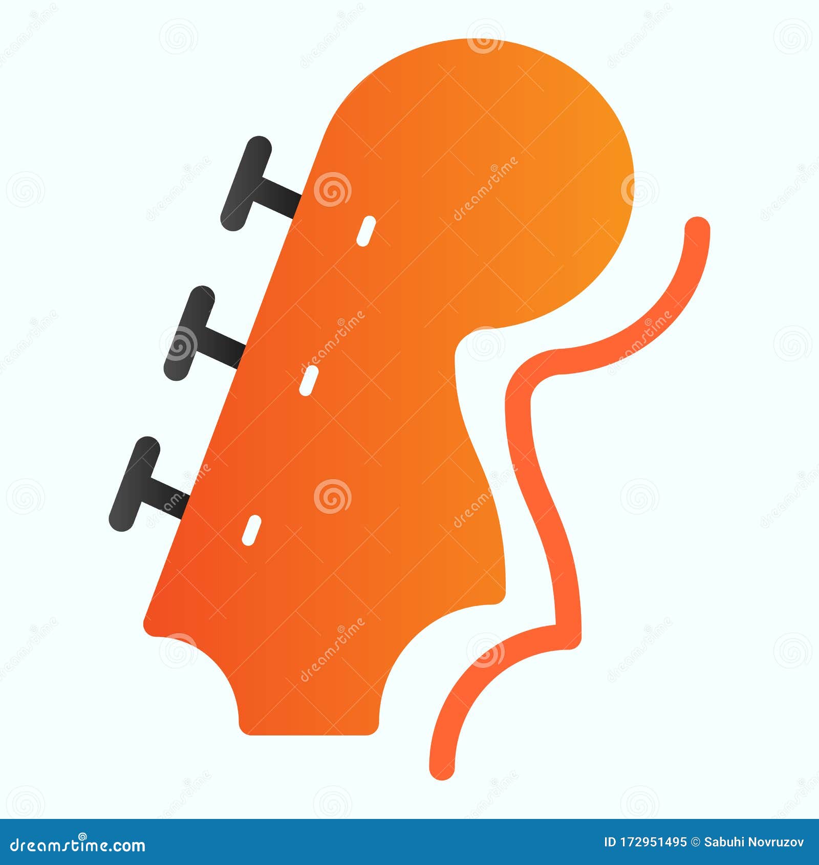 Musical Stringed Instruments In Cartoon Style Guitar, Violin, Balalaika ...