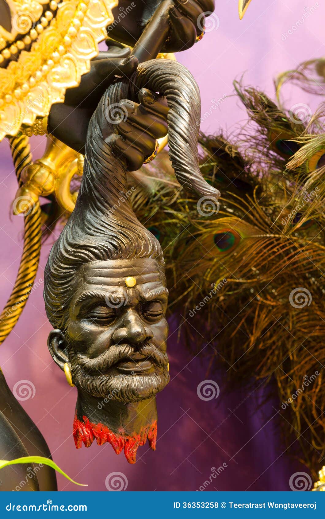 Kali Statue In Kathmandu Royalty-Free Stock Photography | CartoonDealer ...