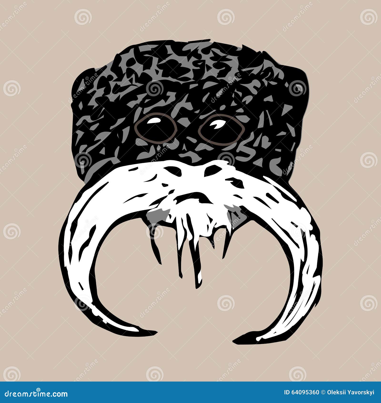 The Head Of A Handsome Man With A Friendly Face Smiling Pink Hair ...