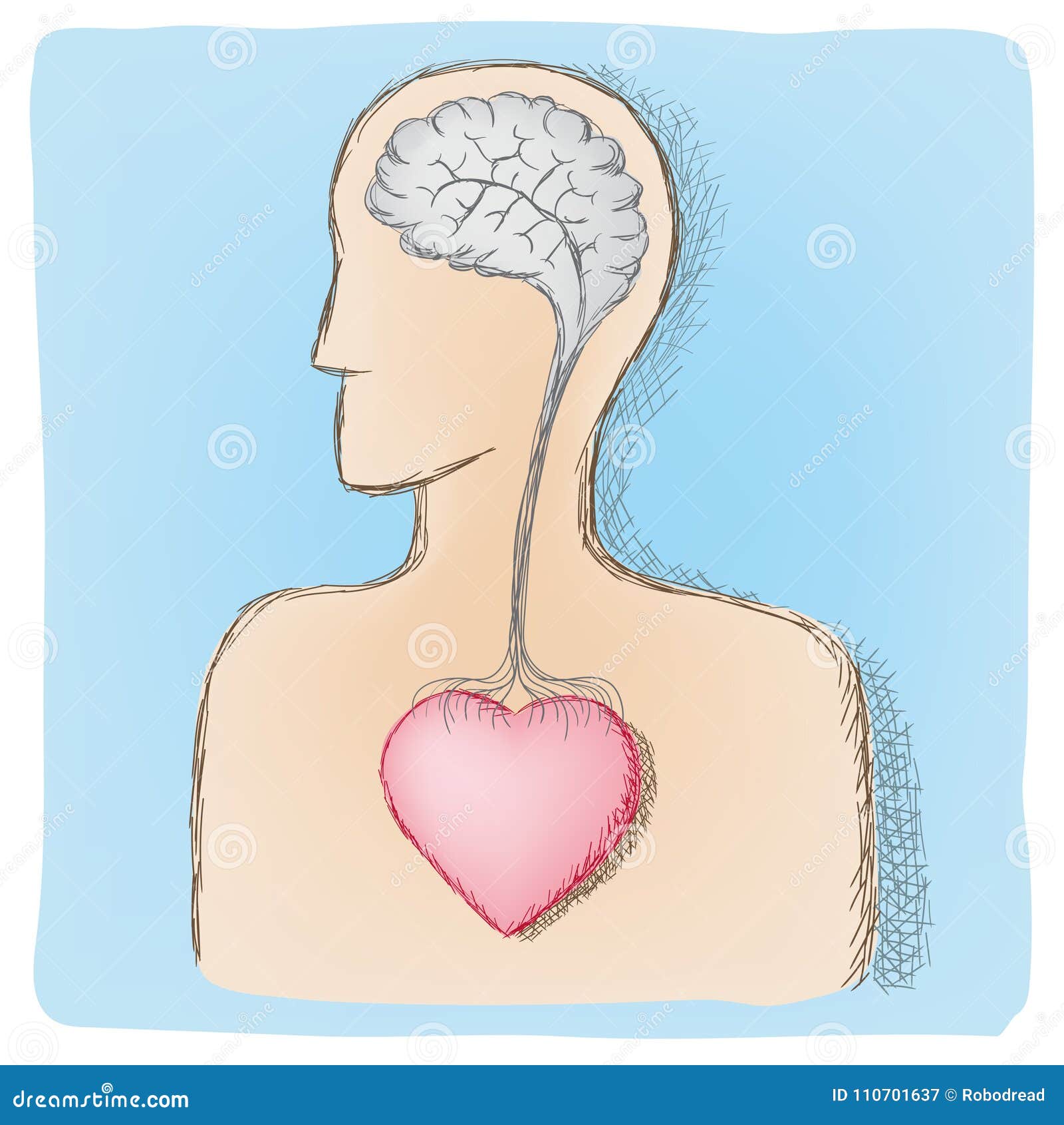 Heart And Mind Are Arm Wrestling. They Compete Against Each Other To ...