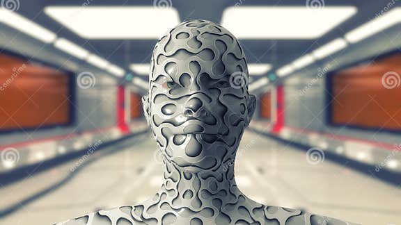 Head Human Shattered Portrait Stock Illustration - Illustration of ...