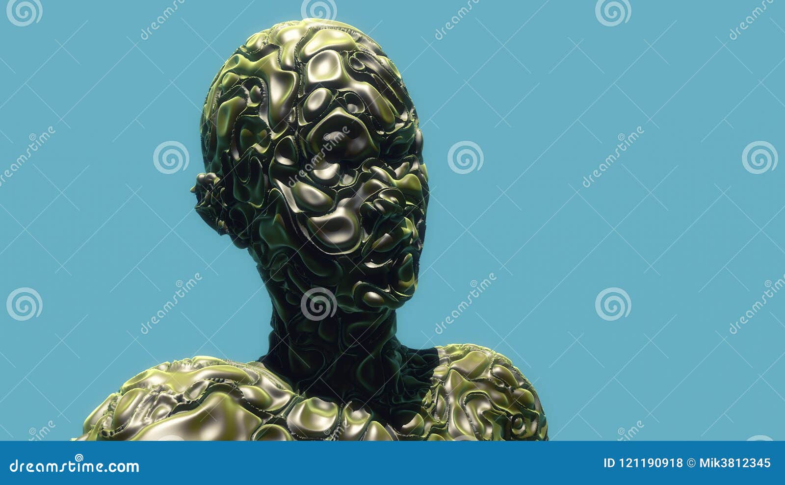 Head Human Shattered Portrait Stock Illustration - Illustration of ...