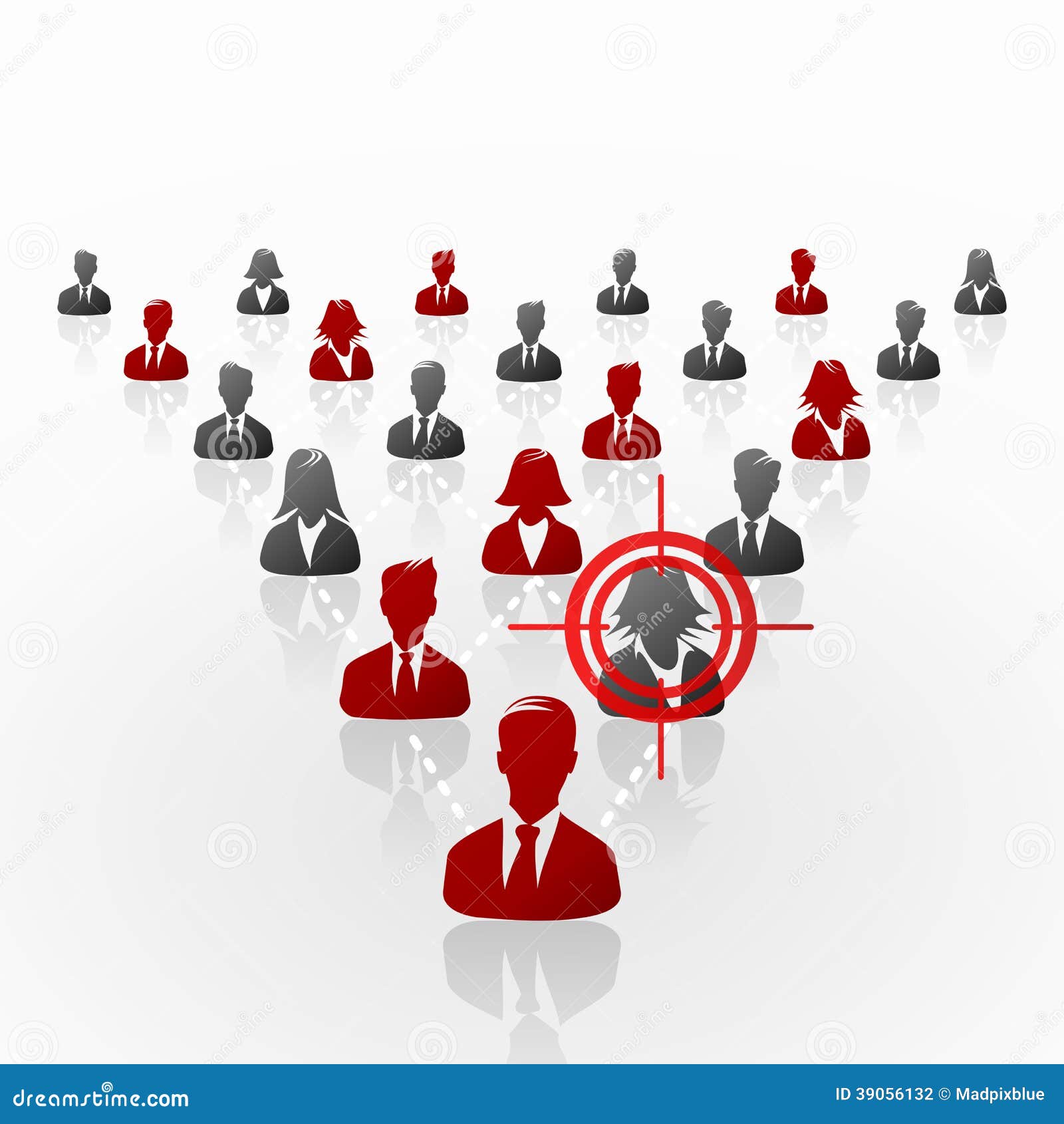 Head hunting stock vector. Illustration of employment - 39056132