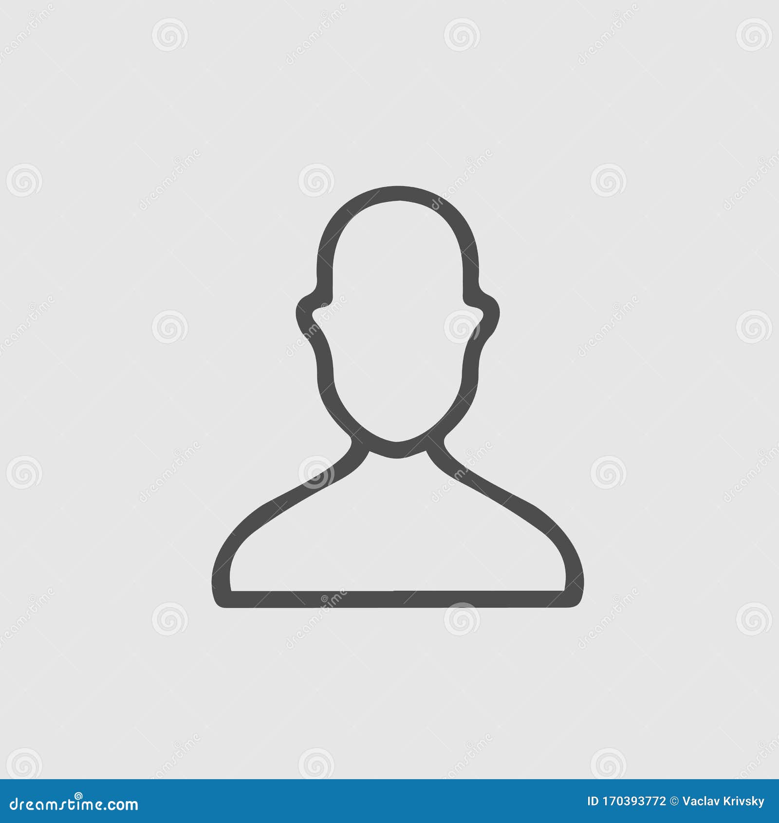 Head Icon. Human Face Profile Stock Vector - Illustration of internet ...