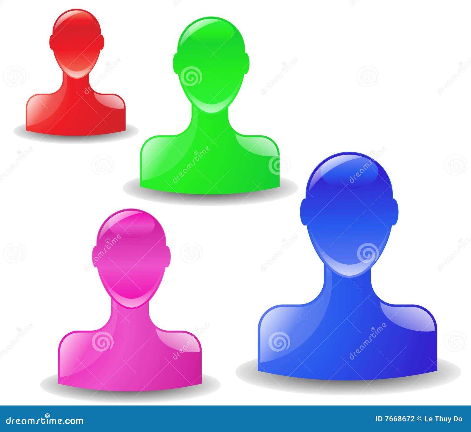 Head Icons stock illustration. Illustration of valentine - 7668672