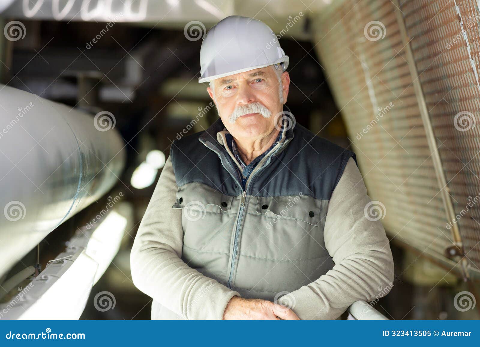 Head Industrial Maintenance Team Posing Stock Image - Image of ...