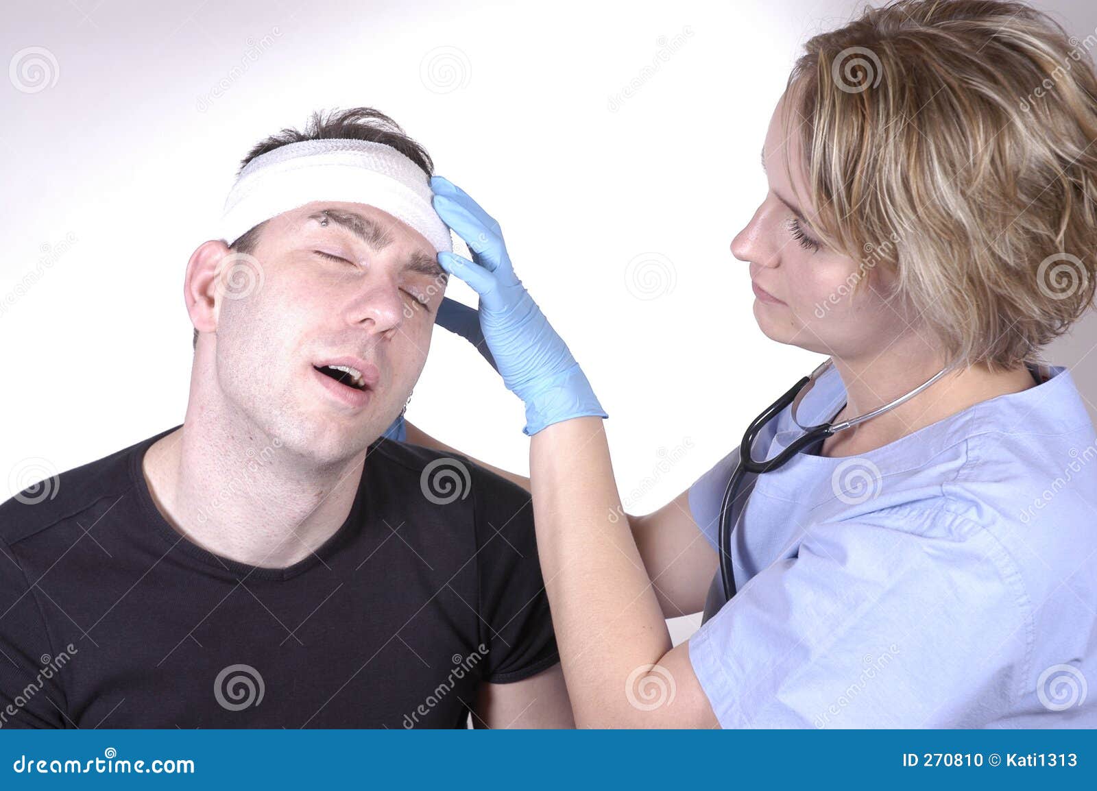 Head injury stock photo. Image of healer, medicine, confidence - 270810