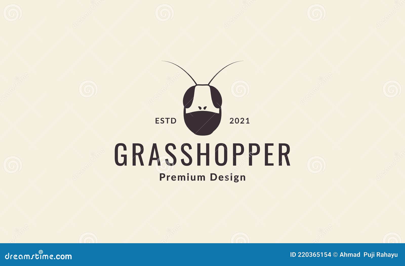 Head Insect Grasshopper Logo Symbol Icon Vector Graphic Design ...