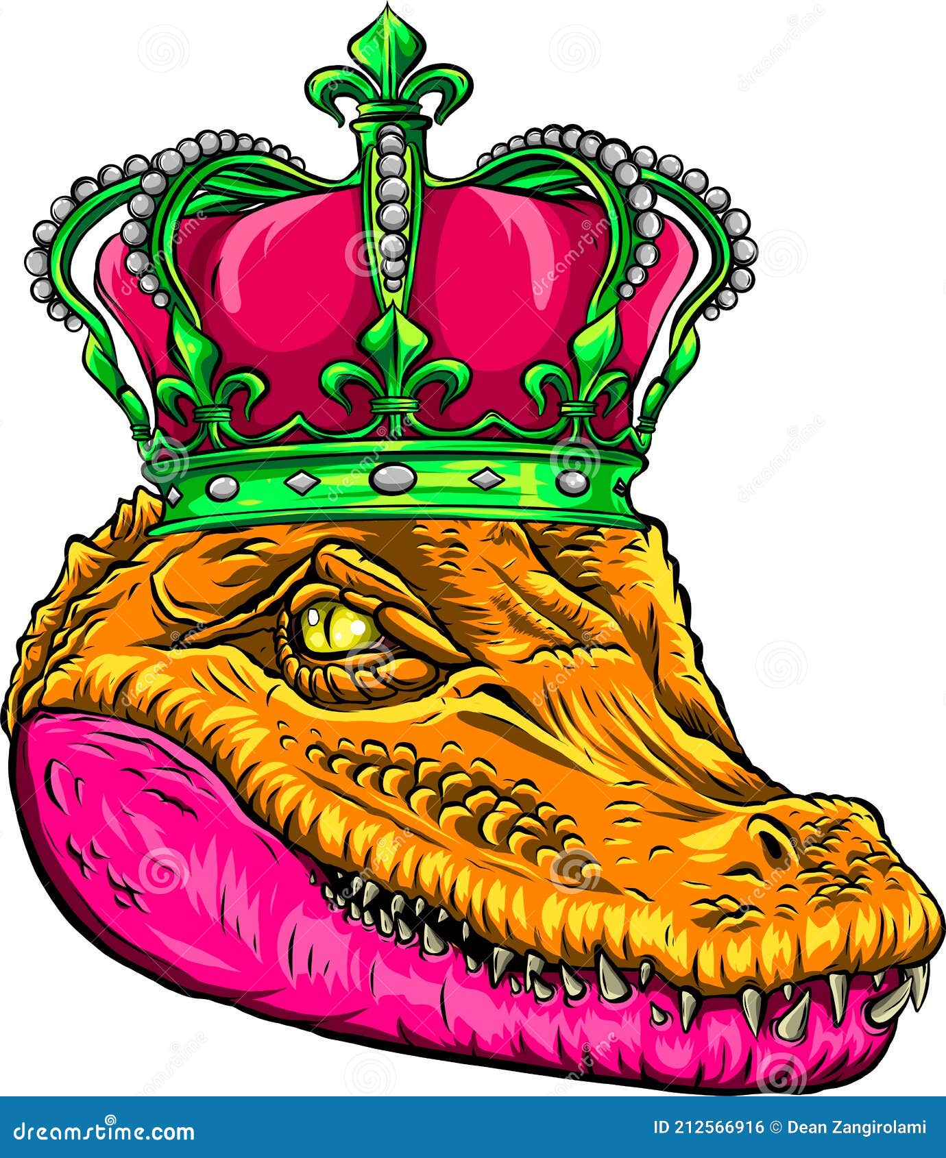 Queen Crocodile Stock Illustrations – 10 Queen Crocodile Stock ...