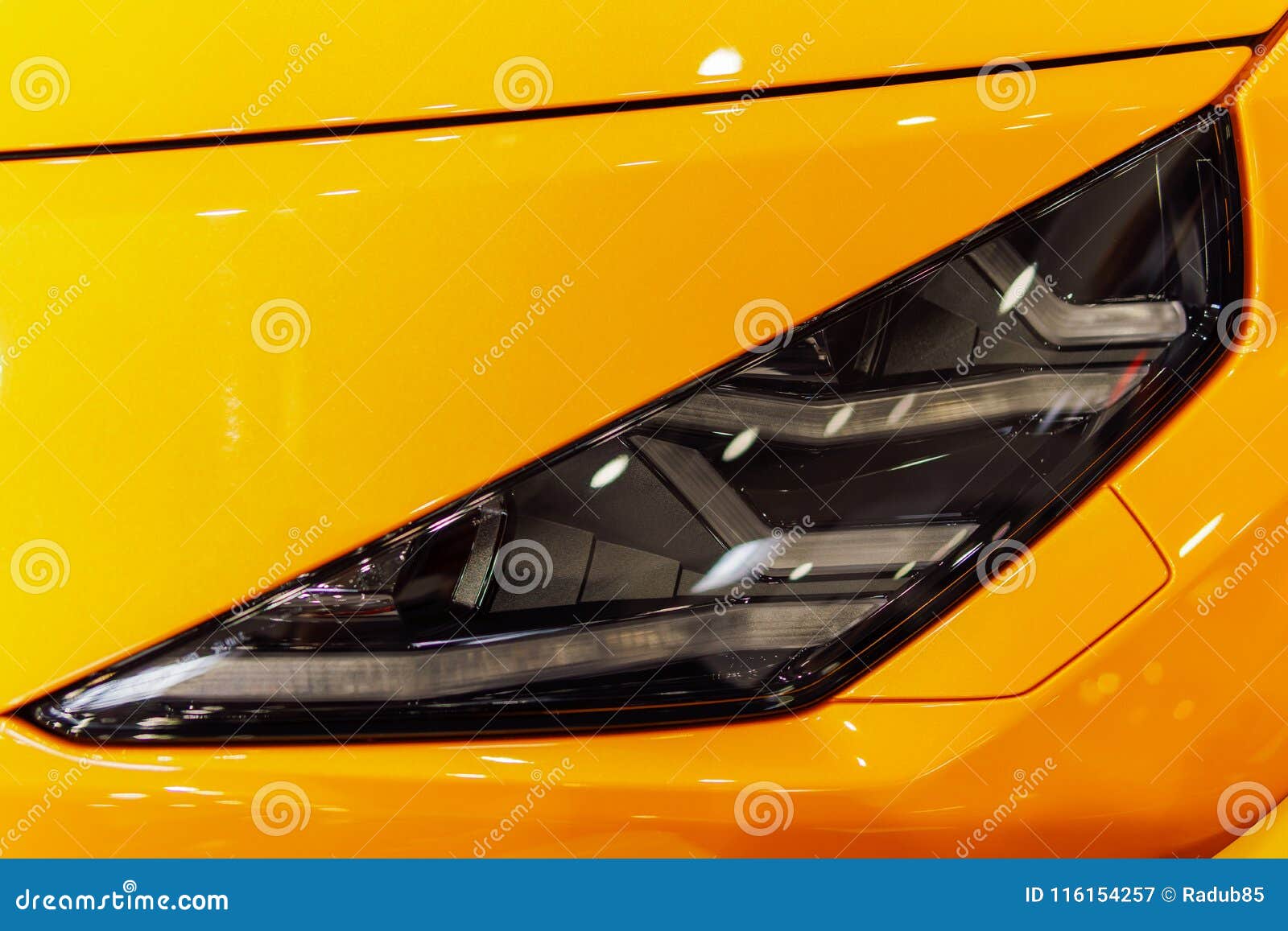 Head Lights of Sports Car stock image. Image of front - 116154257