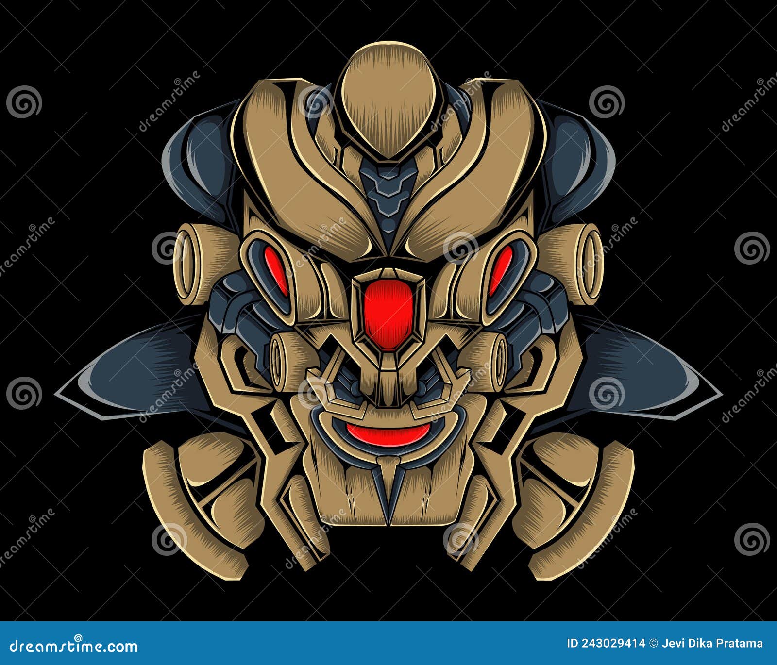 Ai Lion Cyborg In The Style Of Baroque Sci-fi Stock Photography ...